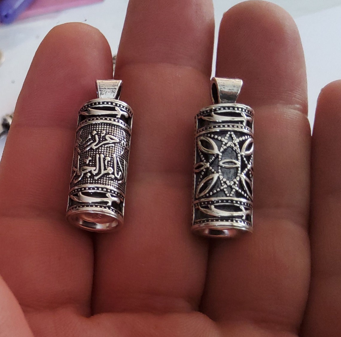 1 Sterling Silver 925 Locket Dua Quran Muslim Jawshan Cevsen - Etsy Canada