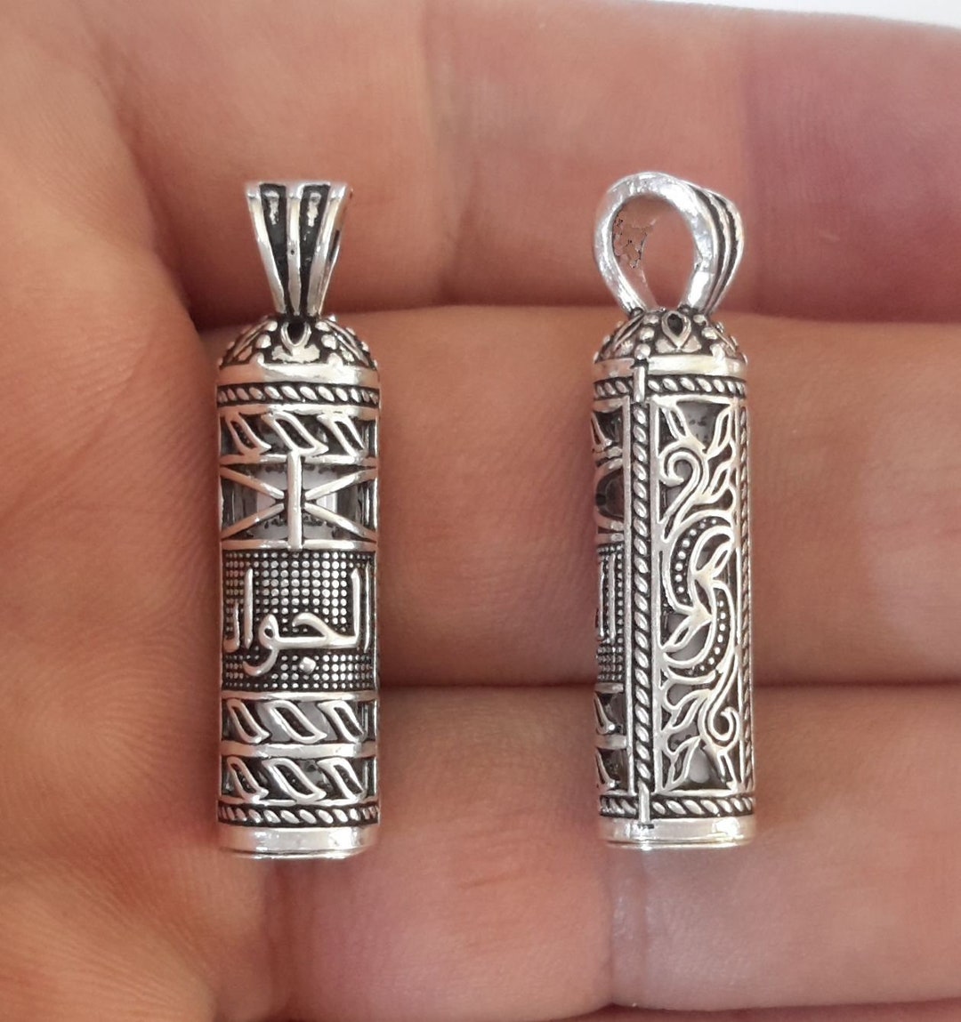 1 Sterling Silver 925 Locket Dua Quran Muslim Jawshan Cevsen Talisman ...