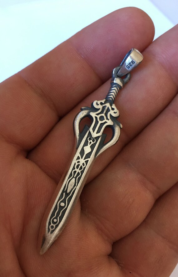 1 Sterling silver 925 Large sword saber matchet machete | Etsy