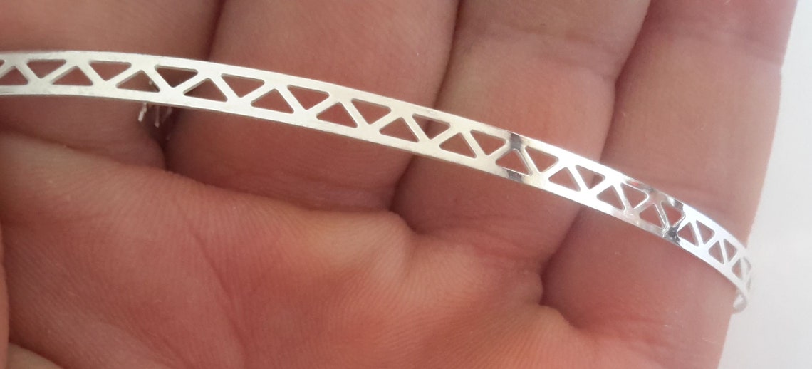 Sterling Silver Decorative Pattern Wire Gallery Wire Ribbon - Etsy