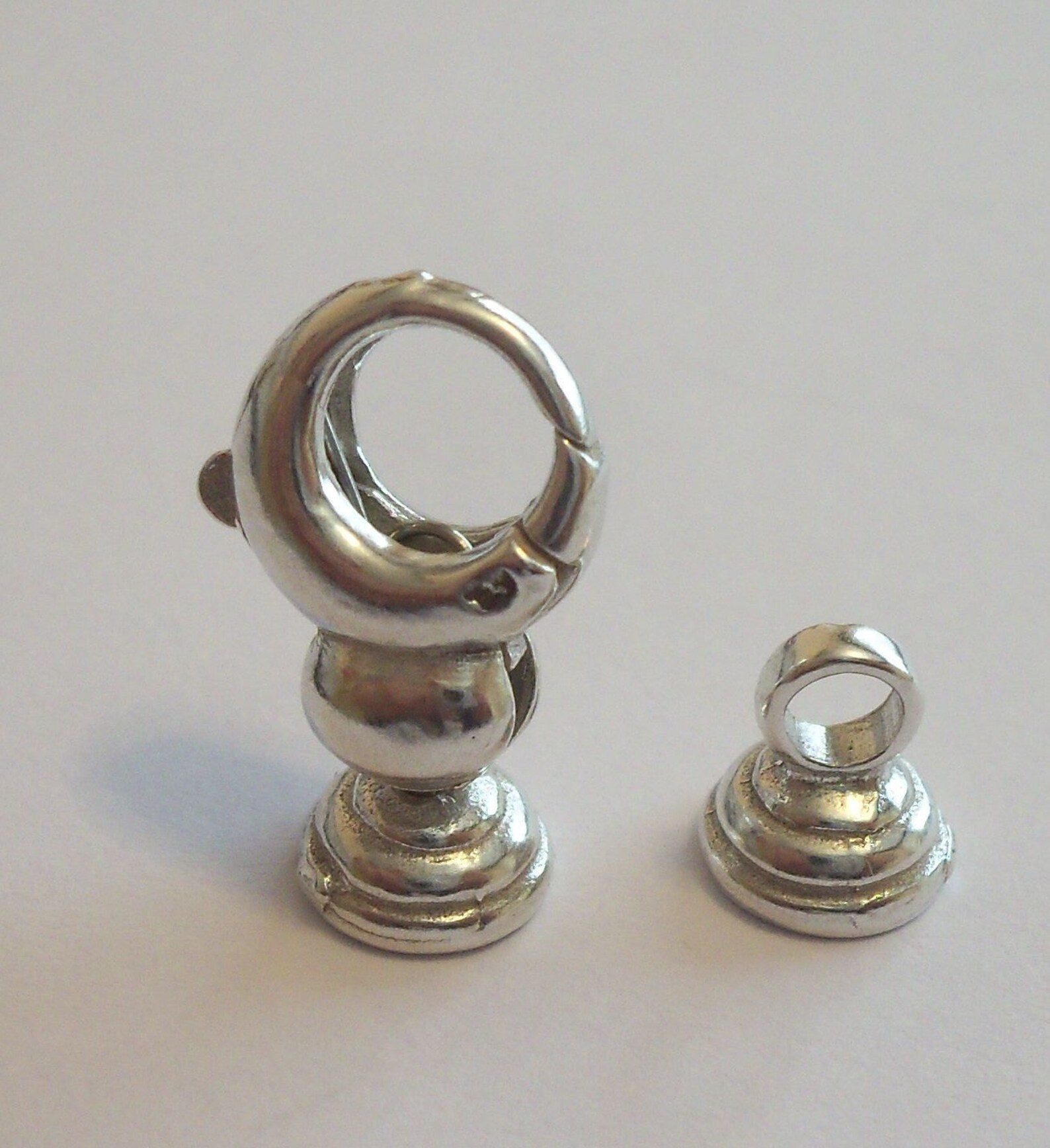1 Sterling Silver 925 One of Its Kind Swivel Hook & Eye - Etsy