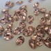 6 Oval Teardrop light Pink Crystal Element Rhinestones Size - Etsy