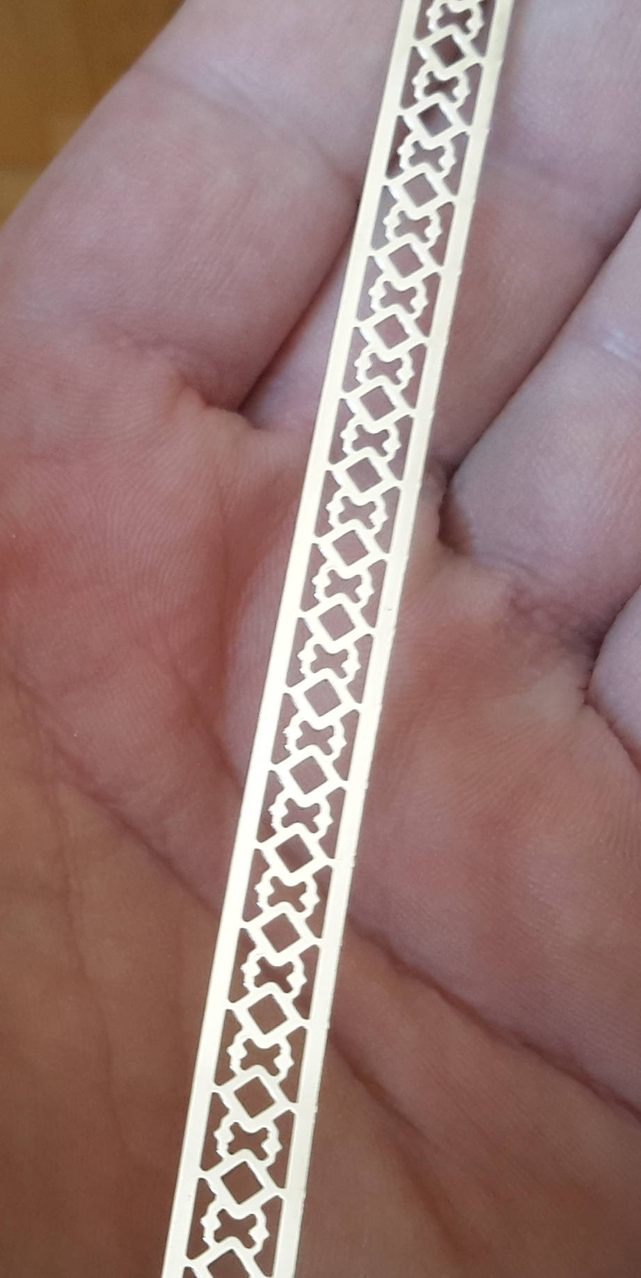 Sterling Silver Decorative Pattern Wire Gallery Wire Ribbon - Etsy