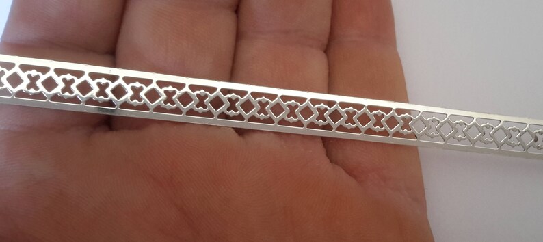 Sterling Silver Decorative Pattern Wire Gallery Wire Ribbon - Etsy