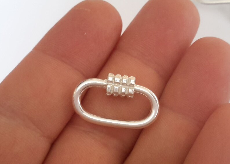 2 Solid Sterling Silver 925 Oval Clasp Key Chain Ring Keyring - Etsy