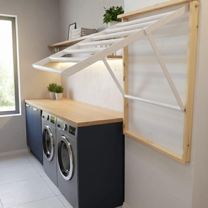 Black Wall Drying Rack - Etsy