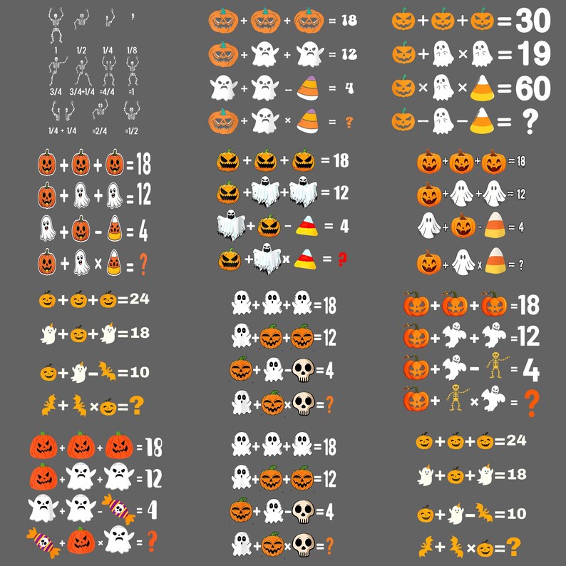 Order of Operations Ghost PNG, Funny Math Teacher Halloween Pumpkin ...