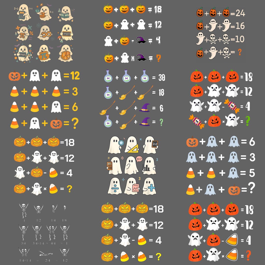 Order of Operations Ghost PNG, Funny Math Teacher Halloween Pumpkin ...