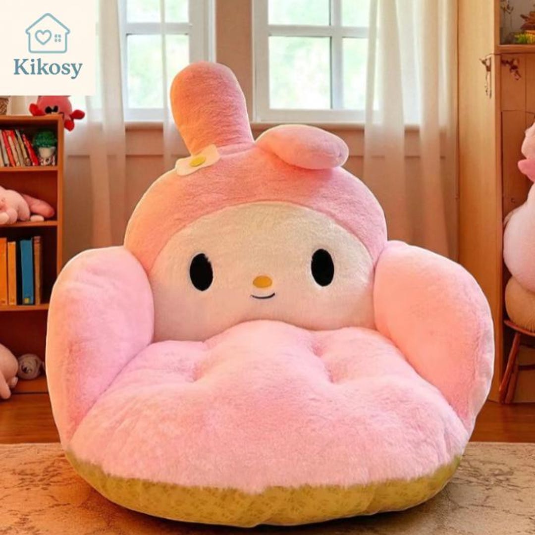 Cute Creative Cartoon Plush Office Chair Cushion, Butter Cushion, Warm ...