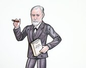 Sigmund Freud Articulated Paper Doll - Etsy