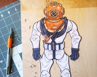 Deep Sea Diver - Etsy