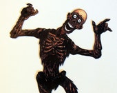 Jointed Zombie Articulated Paper Doll | Etsy