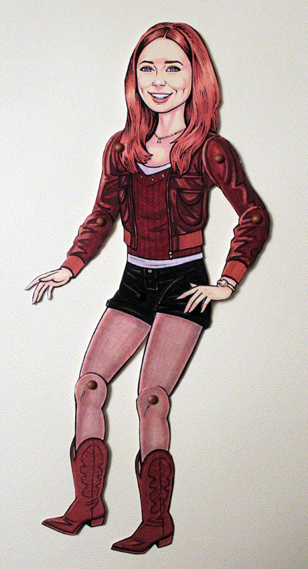Amy Articulated Paper Doll - Etsy