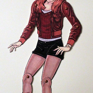 Amy Articulated Paper Doll - Etsy