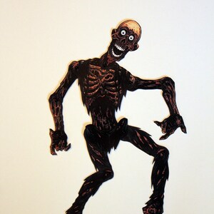 Jointed Zombie Articulated Paper Doll - Etsy