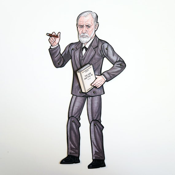 Sigmund Freud Articulated Paper Doll | Etsy