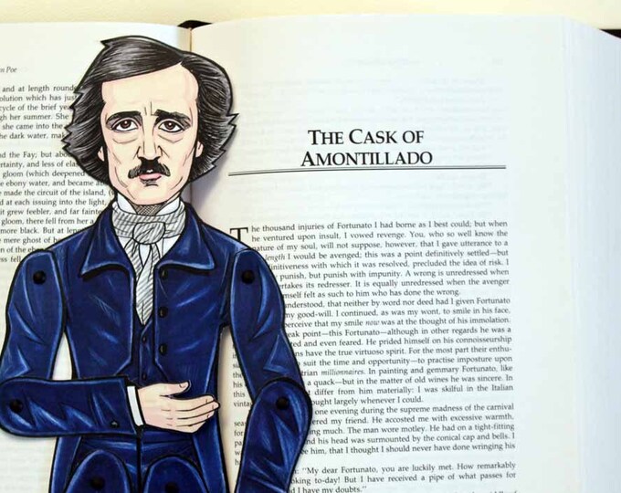 Edgar Allan Poe Articulated Paper Doll - Etsy