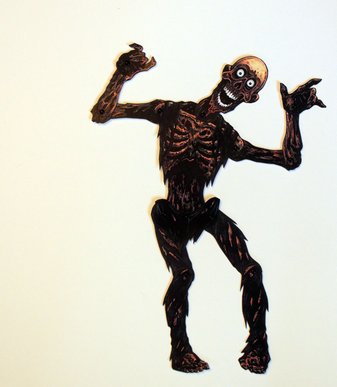 Jointed Zombie Articulated Paper Doll - Etsy