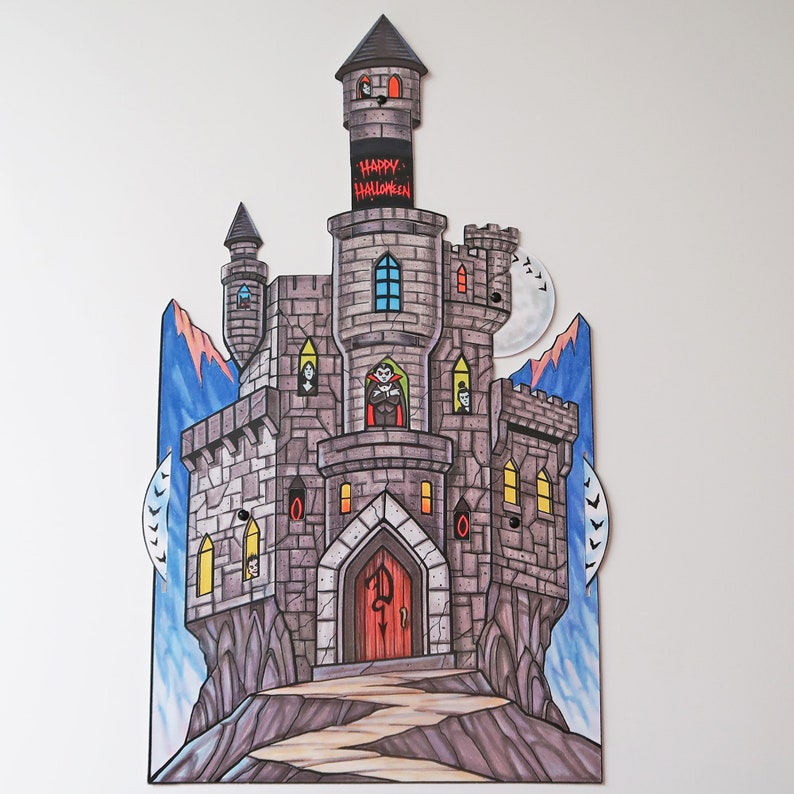 Halloween Countdown Advent Calendar Dracula's Castle - Etsy