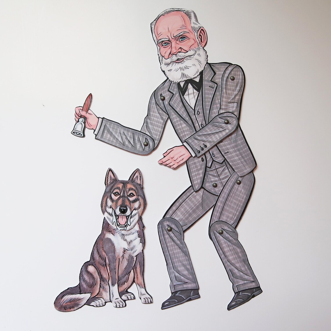 Ivan Pavlov Articulated Paper Doll - Etsy