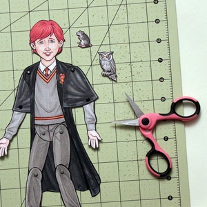 The King Articulated Paper Doll - Etsy