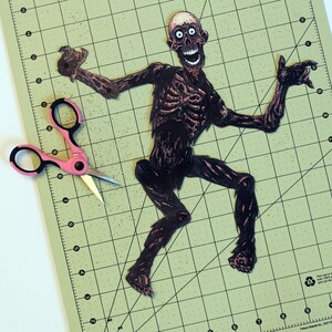 Jointed Zombie Articulated Paper Doll - Etsy
