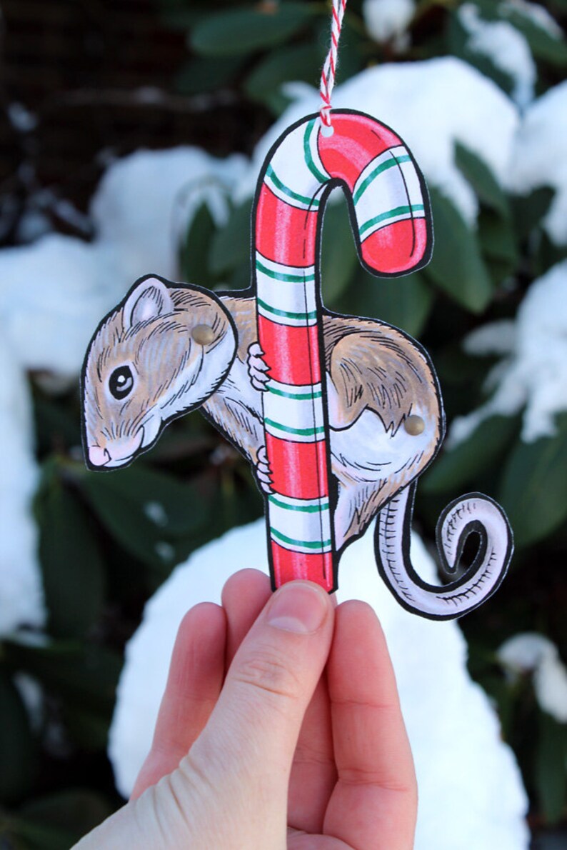 9 Woodland Animal Paper Doll Gift Tags or Christmas Ornaments - Etsy