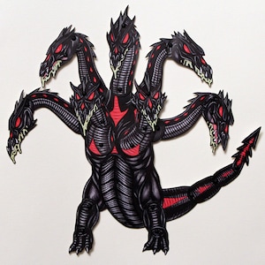 Hydra Articulated Paper Doll - Etsy