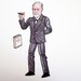 Sigmund Freud Articulated Paper Doll - Etsy