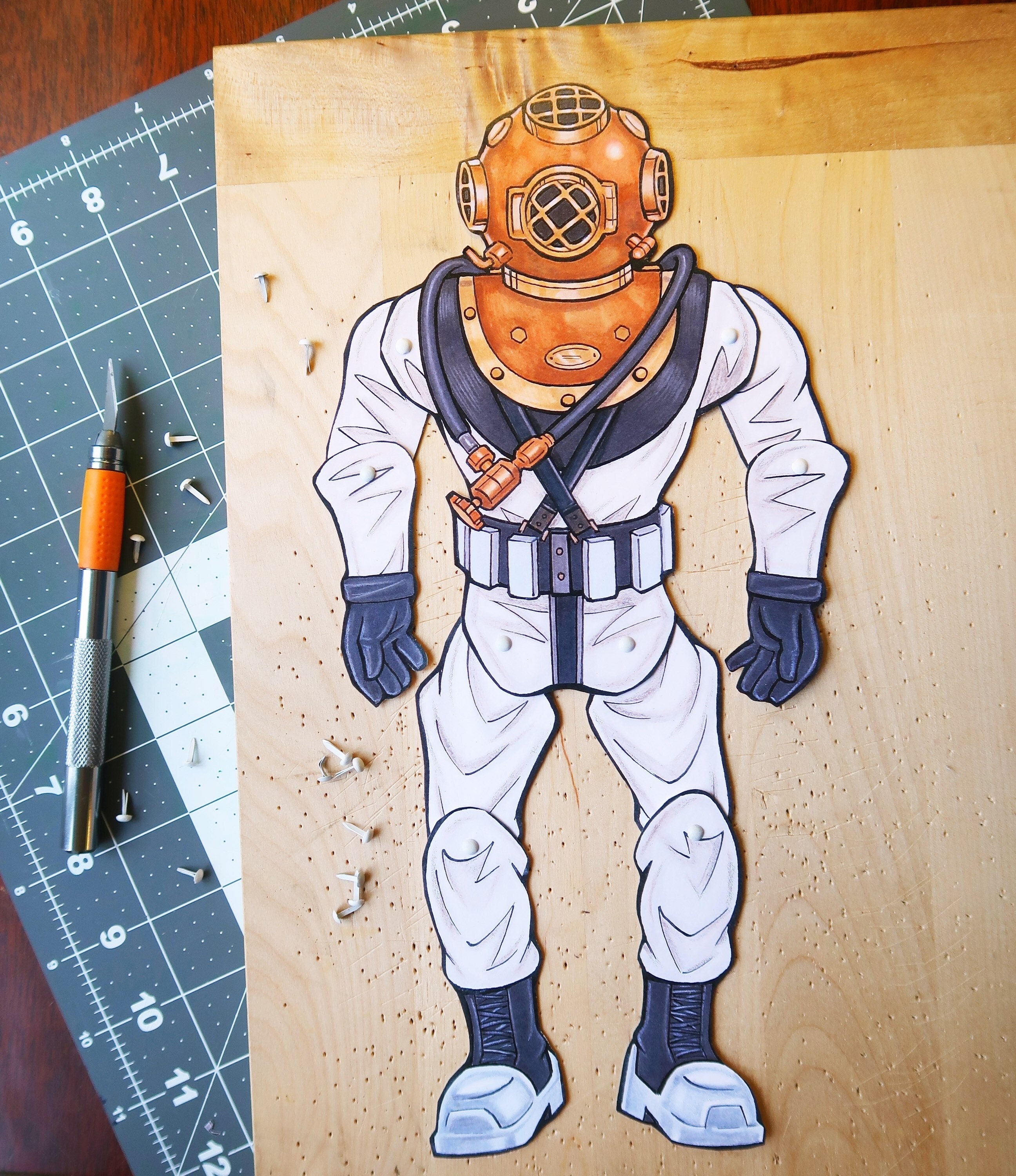 Paper Doll Space Suit