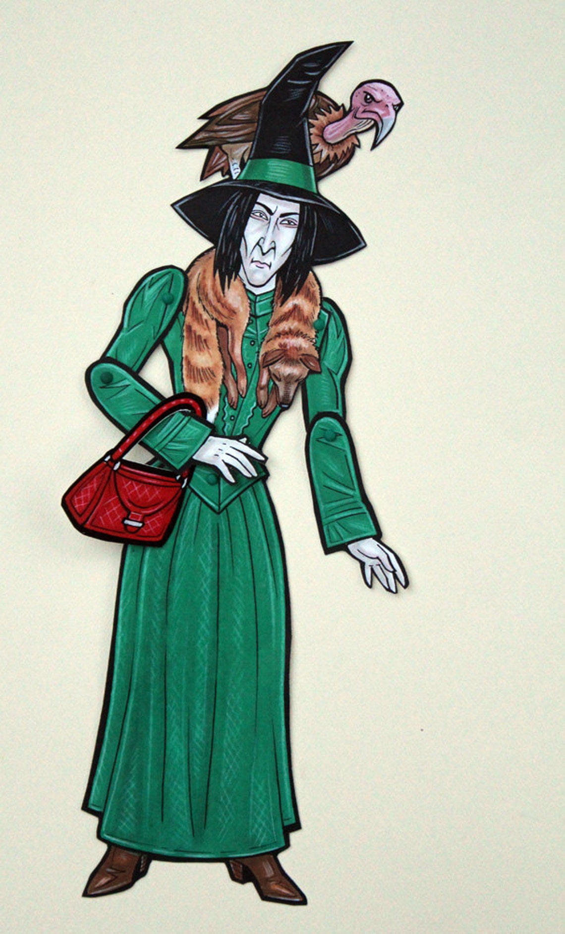 Boggart Articulated Paper Doll Riddikulus - Etsy