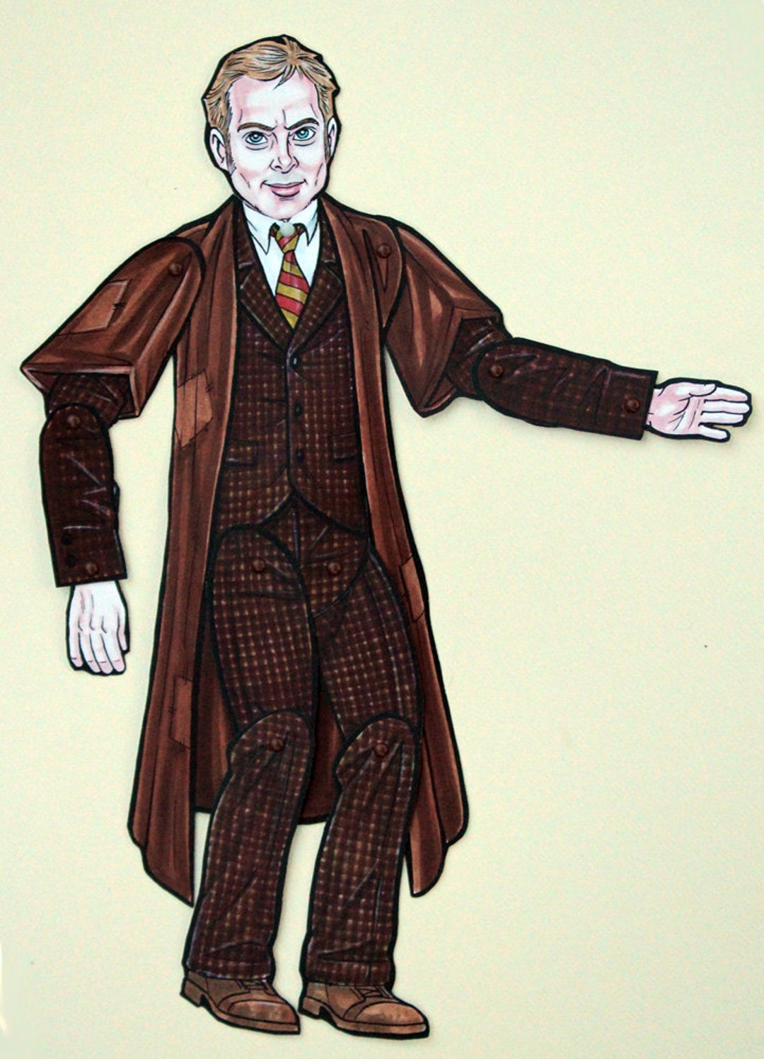 Mooney Articulated Paper Doll Transforms Into a Werewolf - Etsy