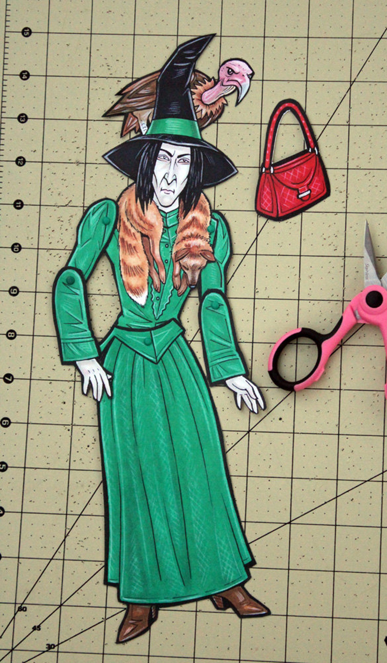 Boggart Articulated Paper Doll Riddikulus - Etsy