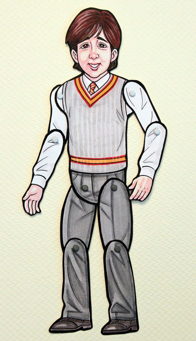 Nev Articulated Paper Doll - Etsy