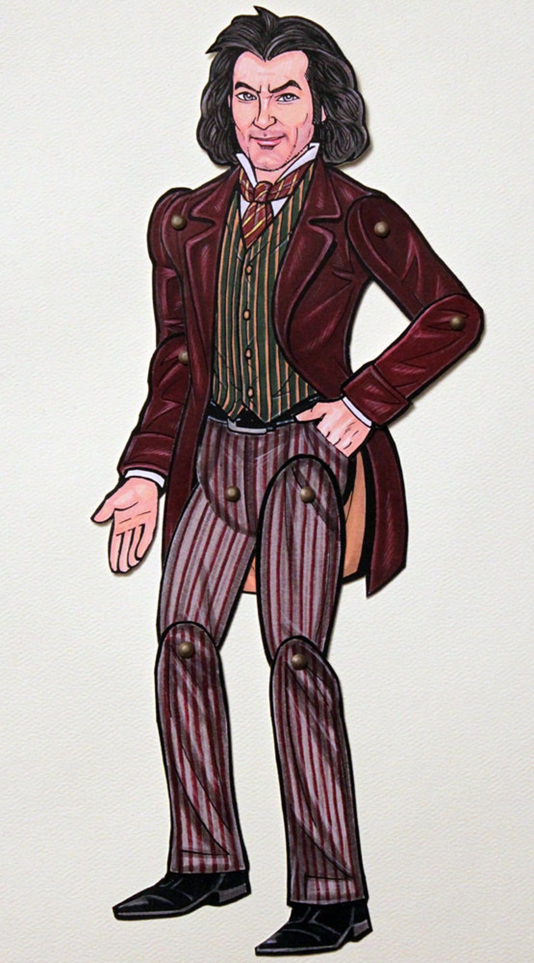 Godfather Articulated Paper Doll - Etsy