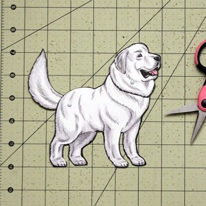 Great Pyrenees Pyr Articulated Paper Doll, Gift Tag or Magnet - Etsy