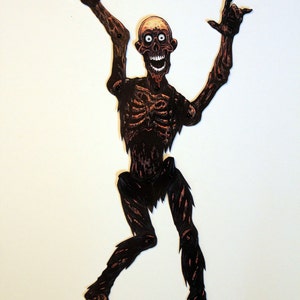 Jointed Zombie Articulated Paper Doll - Etsy