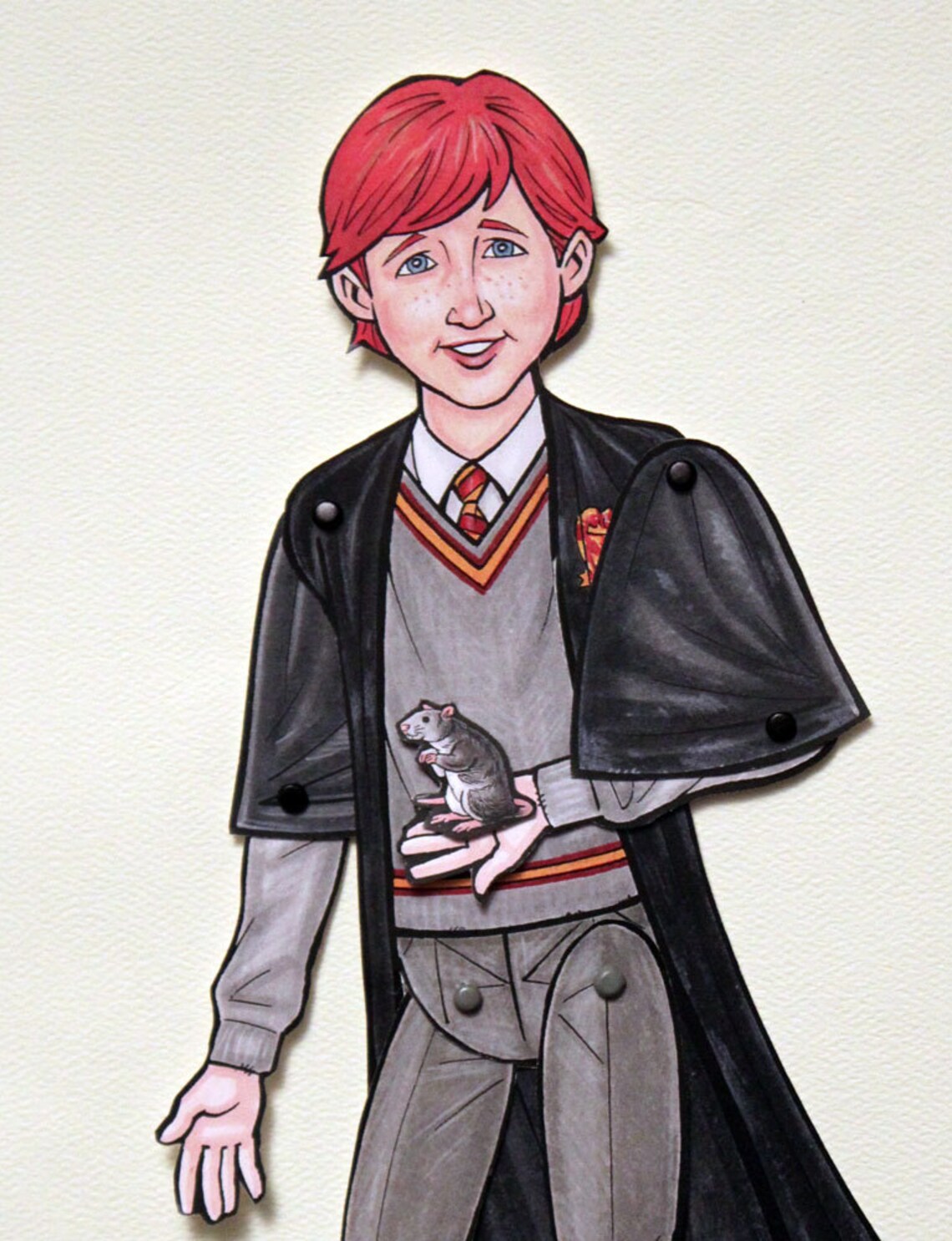 The King Articulated Paper Doll - Etsy