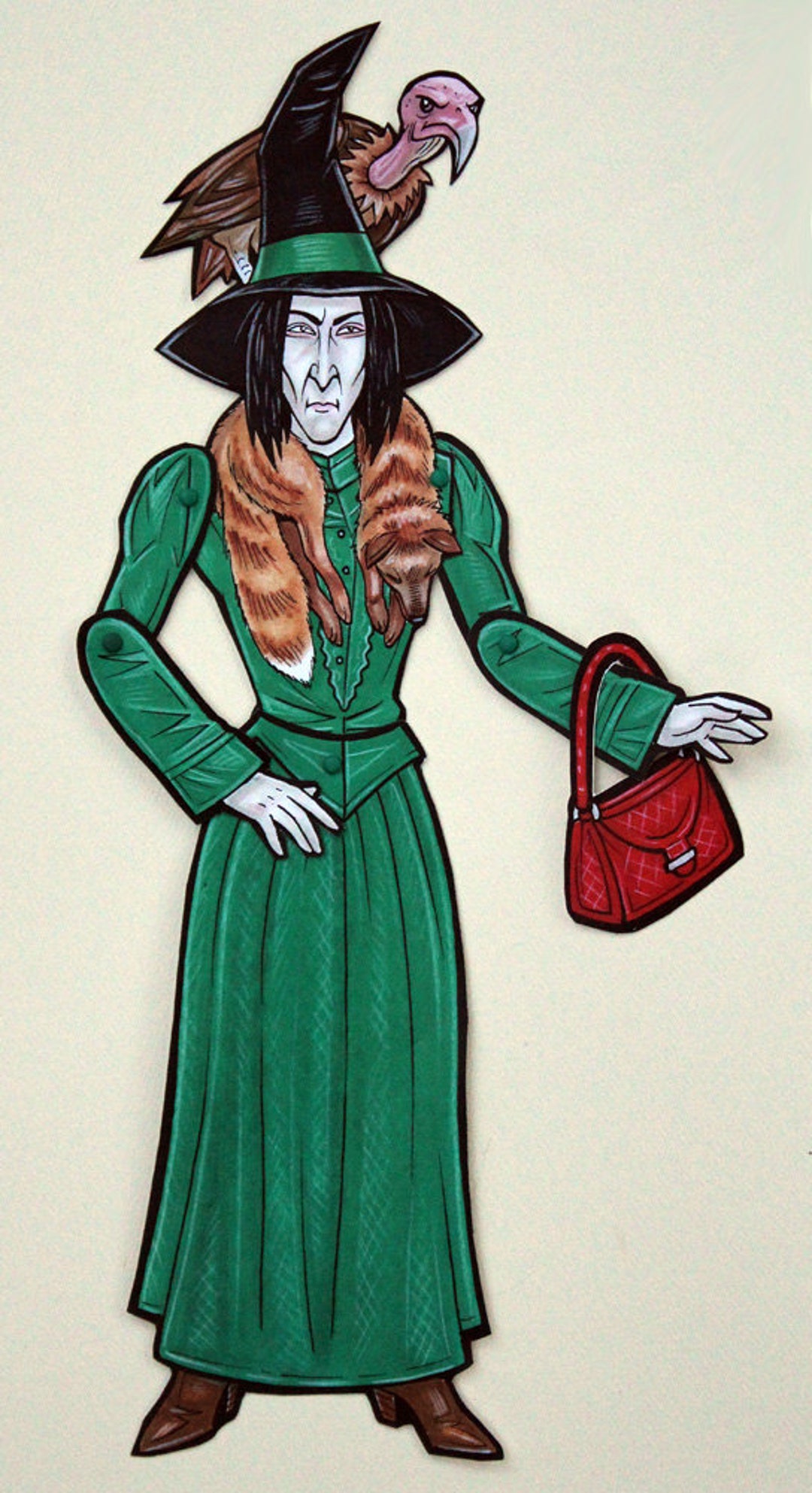 Boggart Articulated Paper Doll - Riddikulus - Etsy