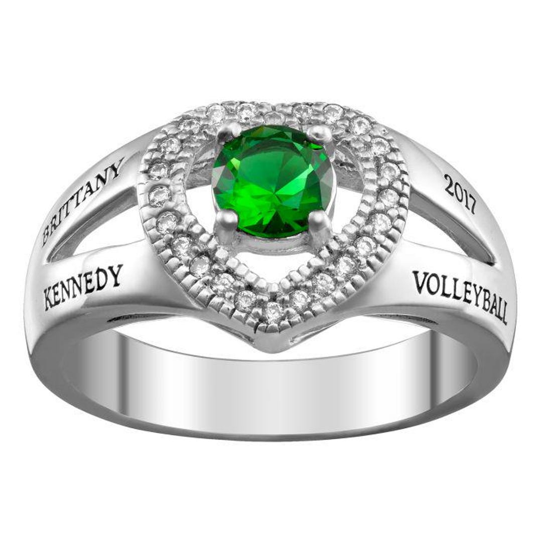 Personalized Custom Class Rings for Women High School and College Class ...