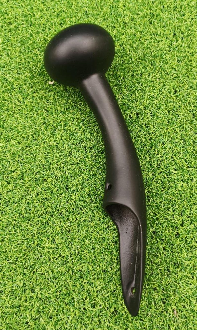 Hames Knob 8" 3 Hole Polished Brass Walking Stick Handle - Vintage Cane ...