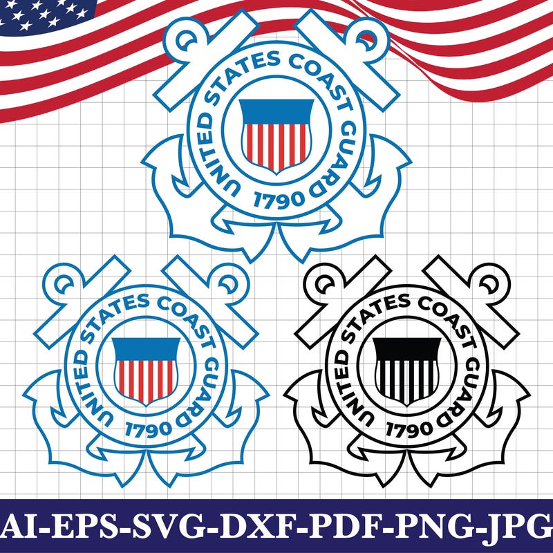 Coast Guard Saluting - Etsy