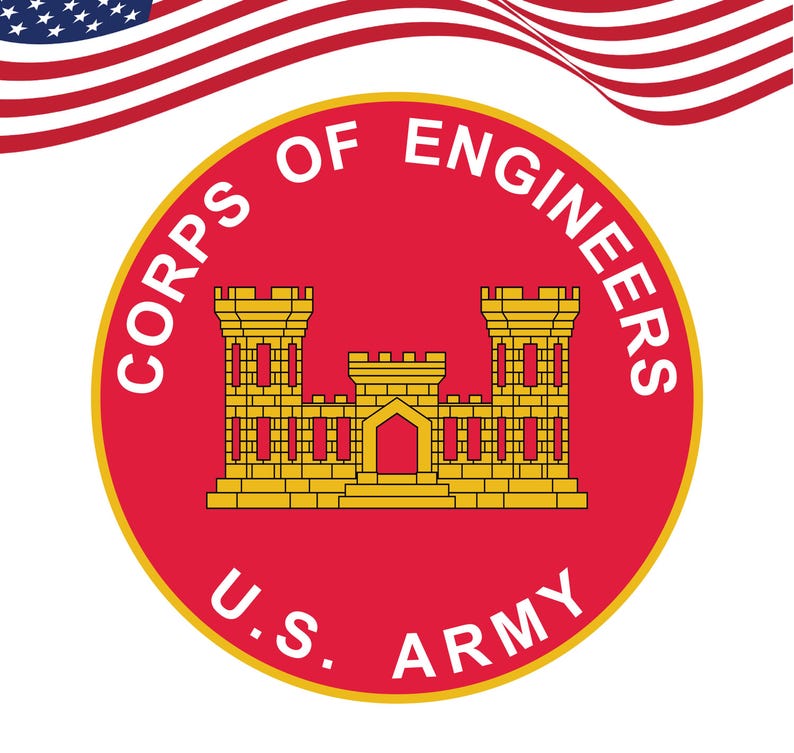 US Army Corps of Engineers, Svg, Vector, Crest, Insignia, Cricut, Cut ...