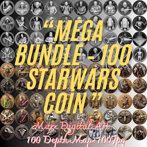 Starwars Coin Depth Map - Etsy