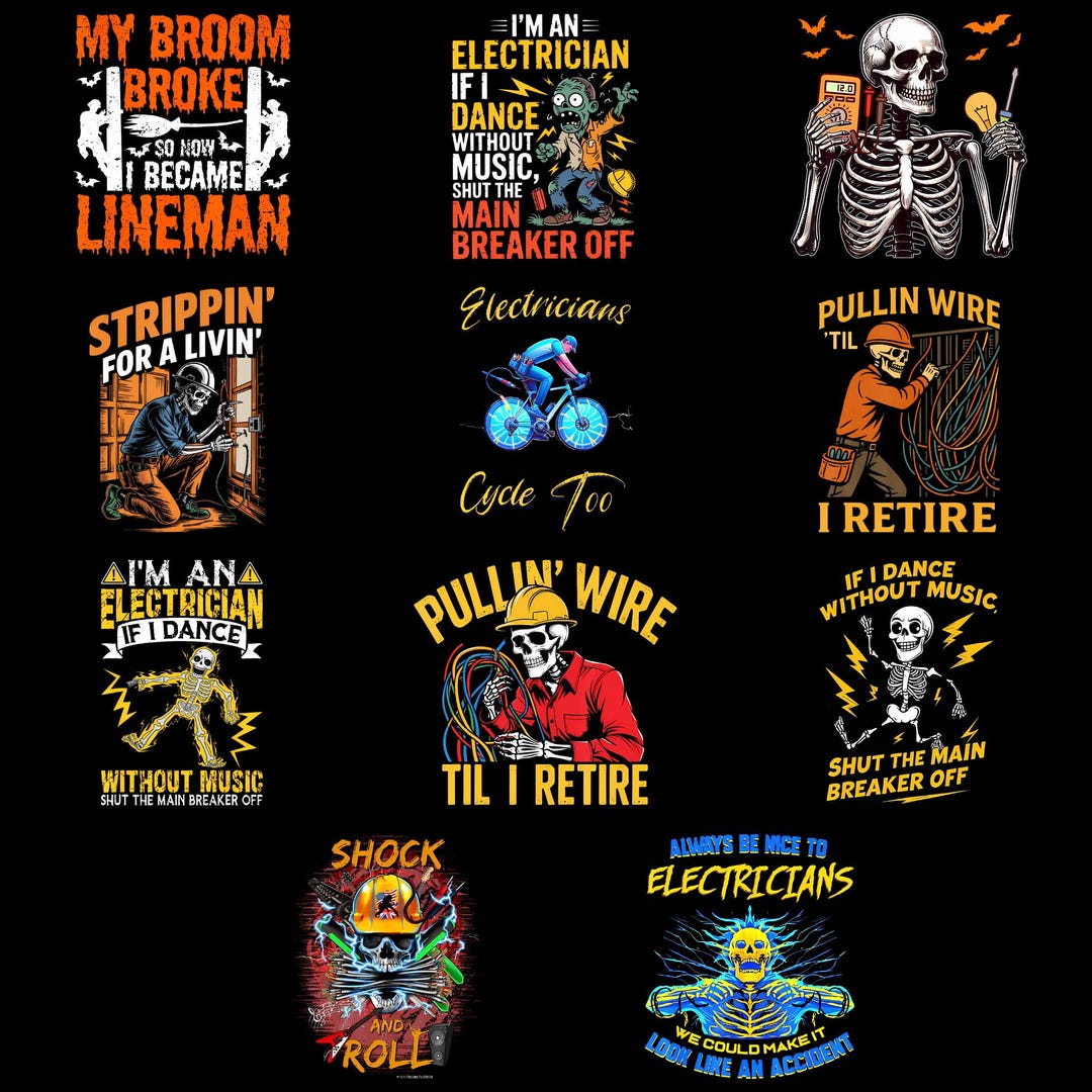 Electrician PNG, Funny Halloween Costume Clipart, Spooky Electrical ...