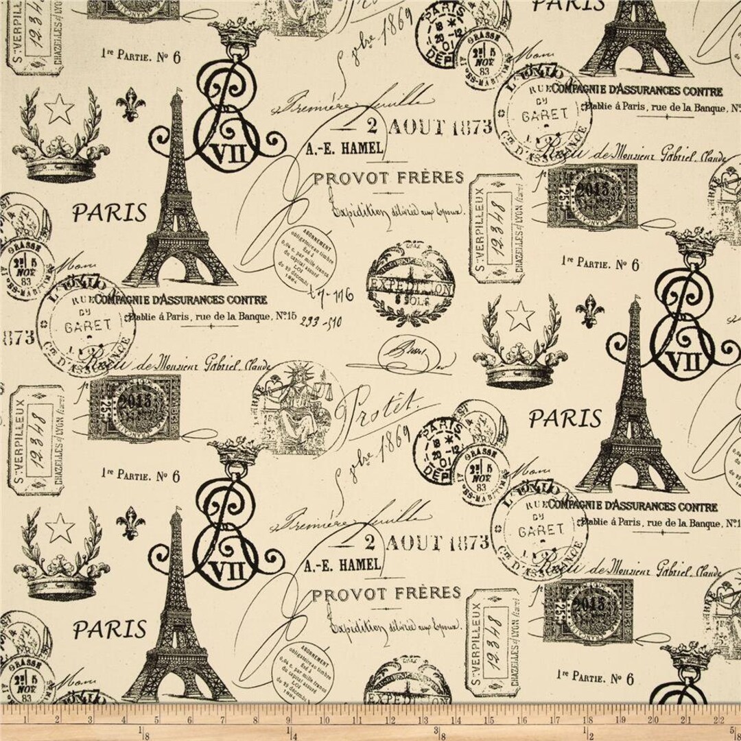 Black Ivory PARIS FRENCH CURTAINS - Designer Window Panels - Valance ...