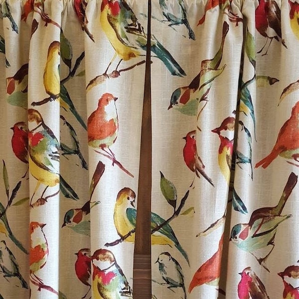 Bird Curtains - Etsy
