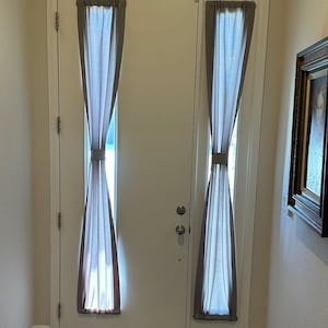 SIDELIGHT CURTAIN PANEL - Semi-private, Not Sheer, 25" Wide, Choose ...