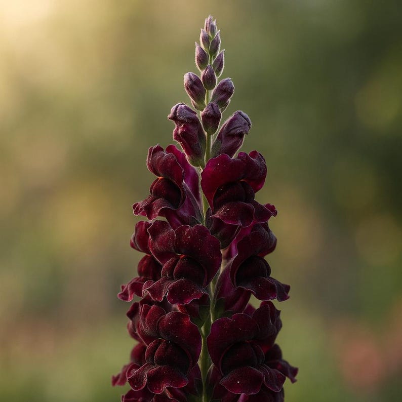 Black Prince Snapdragon Seeds: Dark Maroon Gothic Blooms (25 Seeds) - Etsy