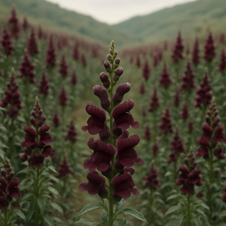 Black Prince Snapdragon Seeds: Dark Maroon Gothic Blooms (25 Seeds) - Etsy